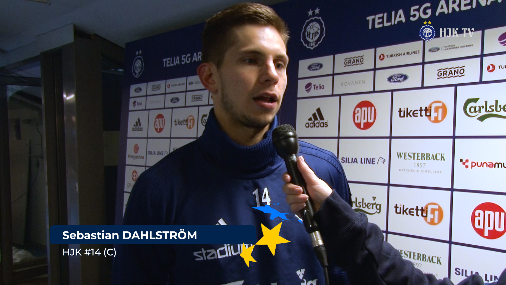 Sebastian Dahlström hyvillä fiiliksillä - HJK Helsinki