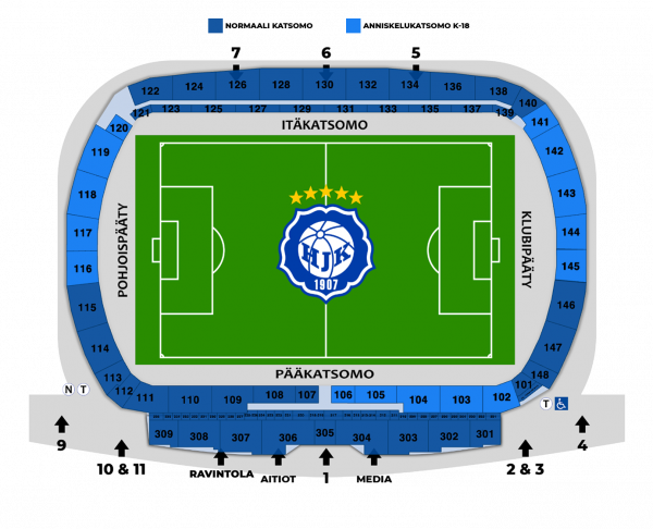 Coming to a match? Information for match event! - HJK Helsinki - Bolt Arena