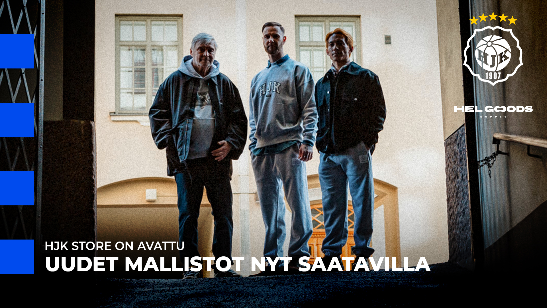 HJK Store on avattu - Hel Goodsin uudet mallistot nyt saatavilla