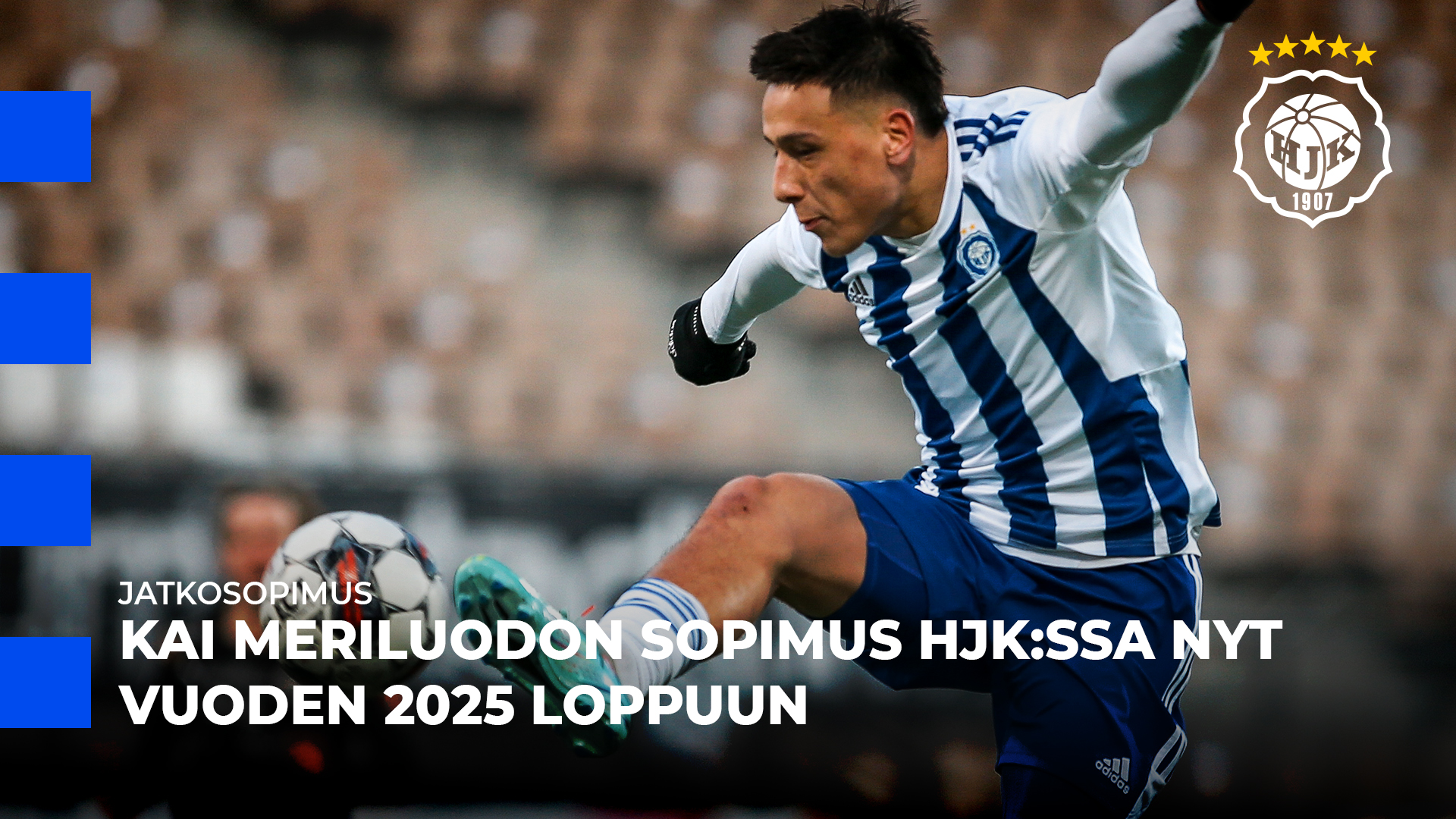 HJK ja Kai Meriluoto jatkosopimukseen - HJK Helsinki