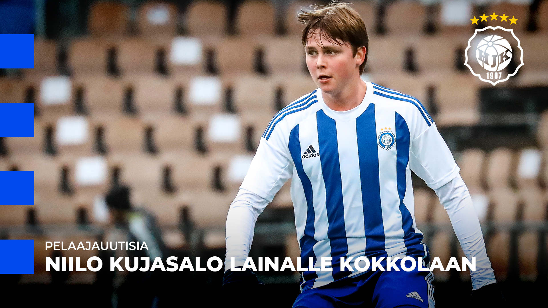 Niilo Kujasalo lainalle Ykkösen KPV:hen - HJK Helsinki