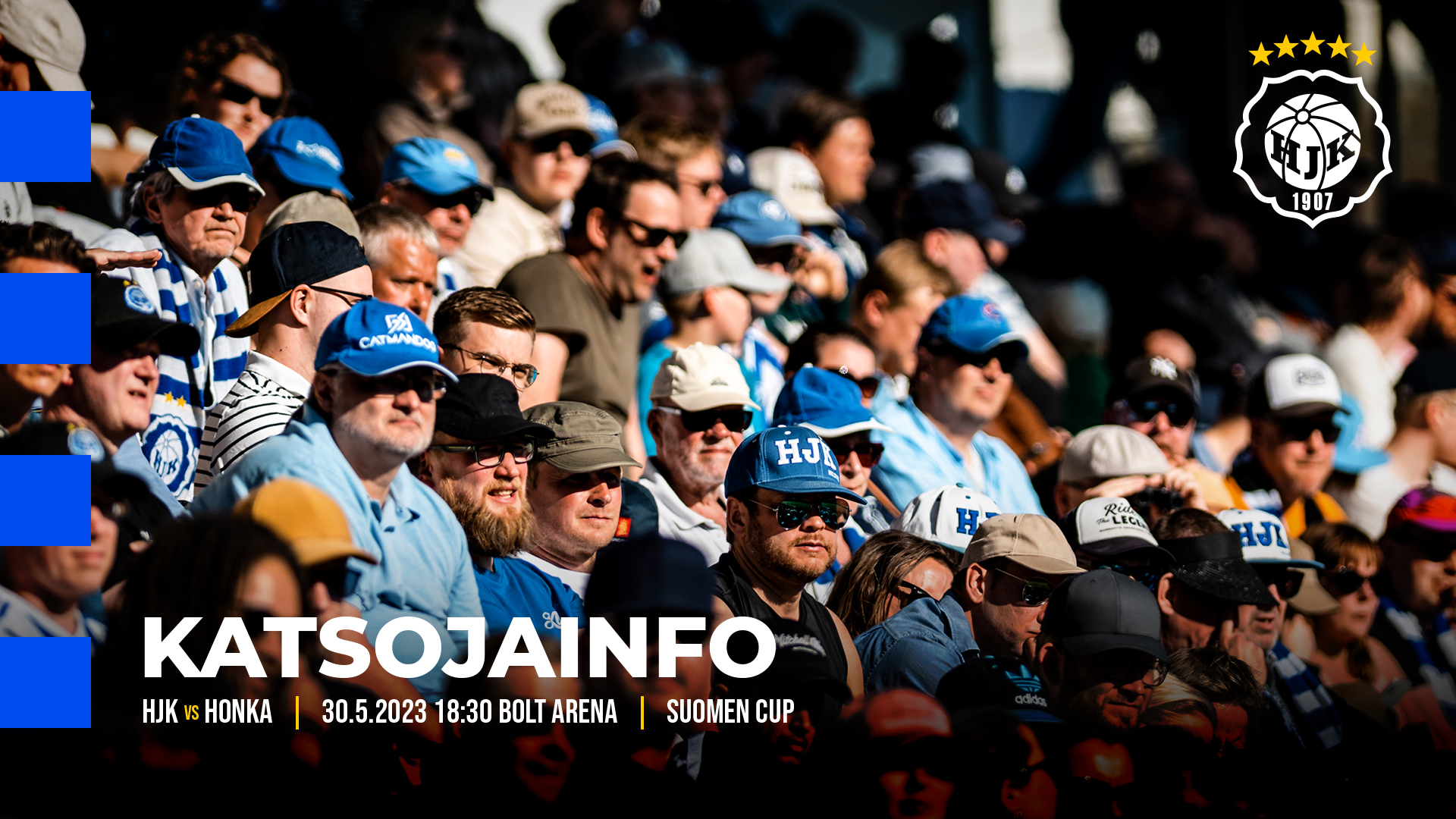 Katsojainfo: Suomen Cup, HJK–FC Honka ti 30.5. klo 18.30 - TV