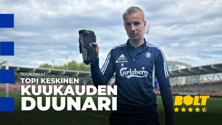 Topi Keskinen on Bolt Worksin toukokuun Kuukauden duunari