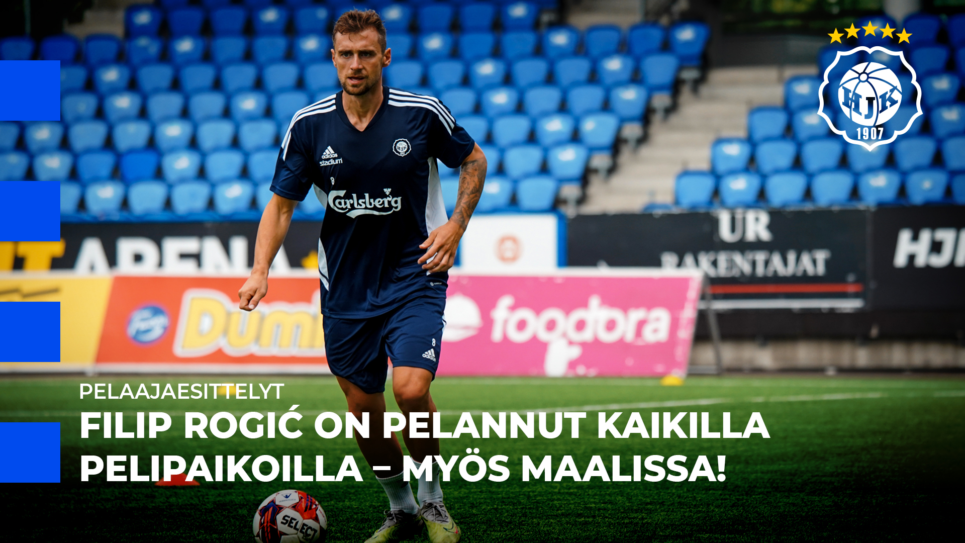 Filip Rogić on pelannut kaikilla pelipaikoilla – myös maalissa! - HJK ...