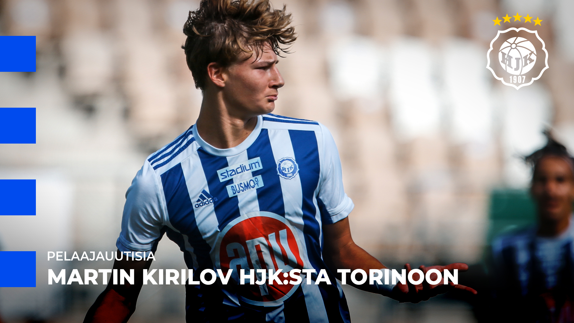 Martin Kirilov HJK:sta Torinoon - HJK Helsinki