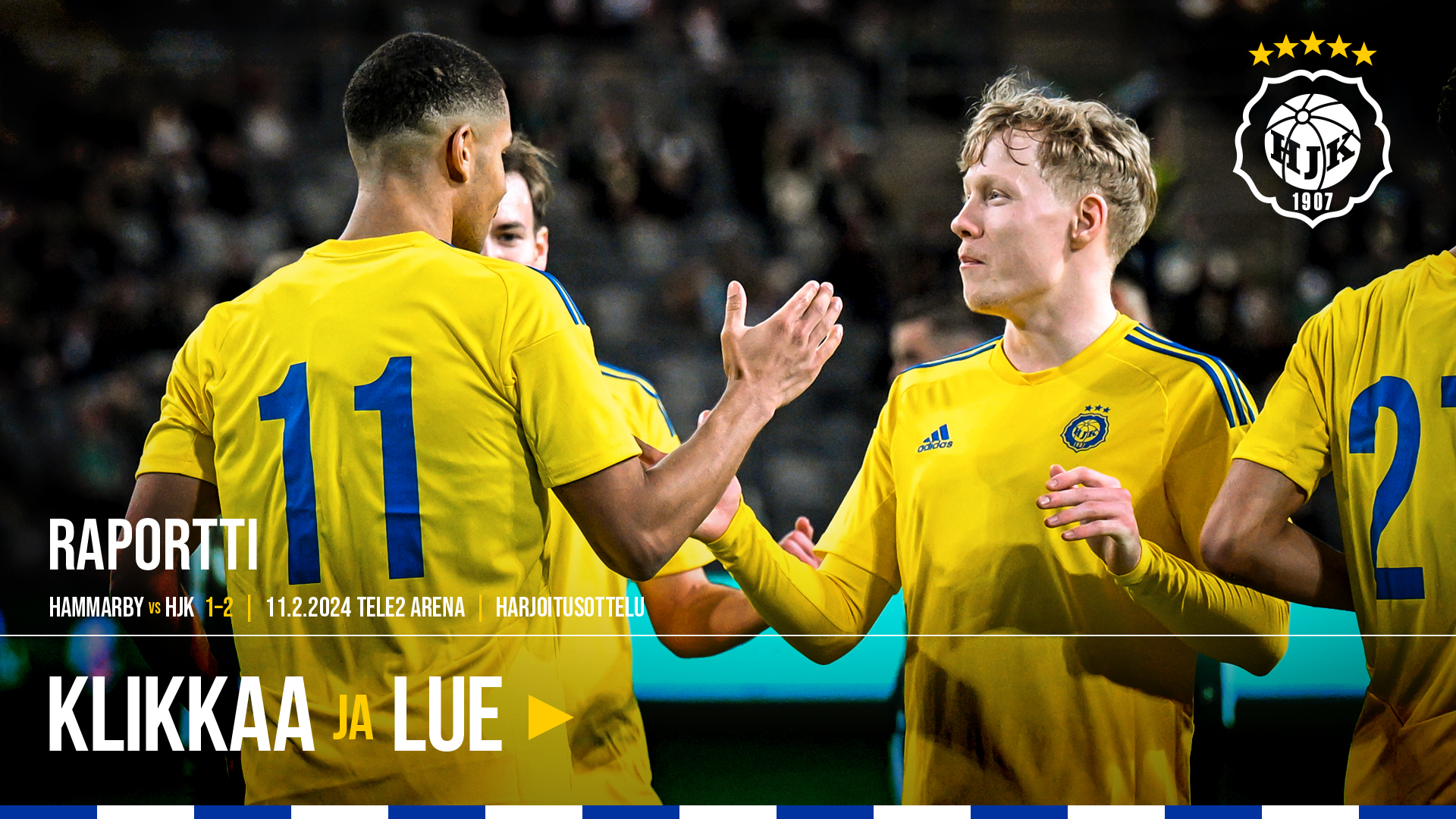 HJK upeaan voittoon Tukholmassa