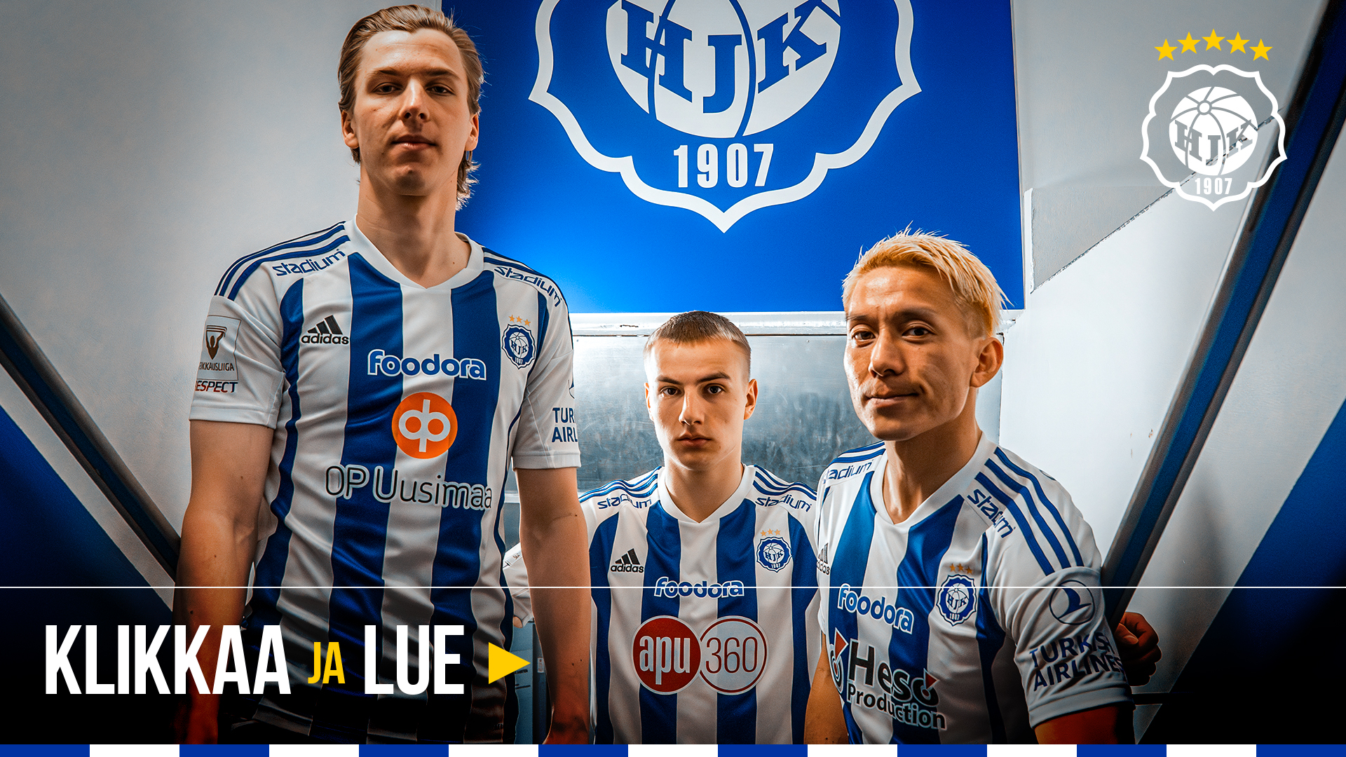 Tältä näyttää HJK:n Veikkausliiga-pelipaita 2024