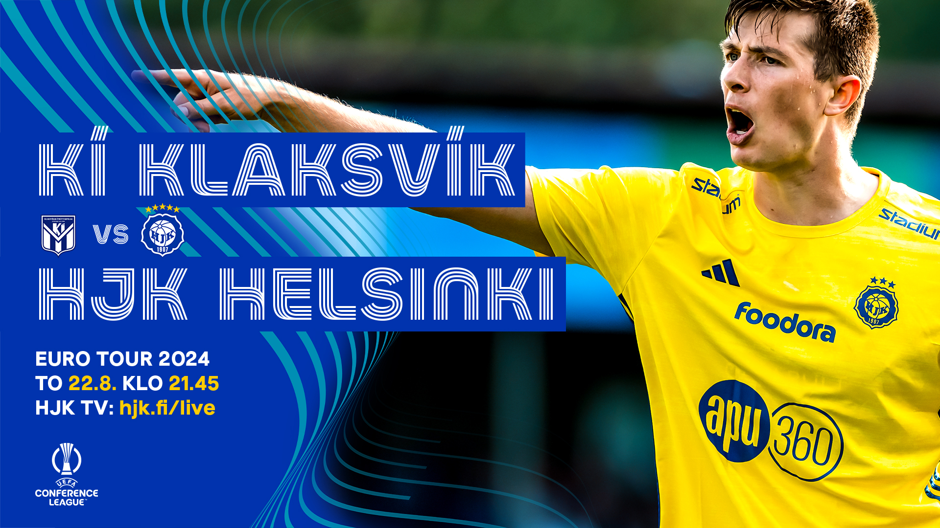 Klaksvík-matsit HJK TV:stä - torstaina kisakatsomo Boltilla