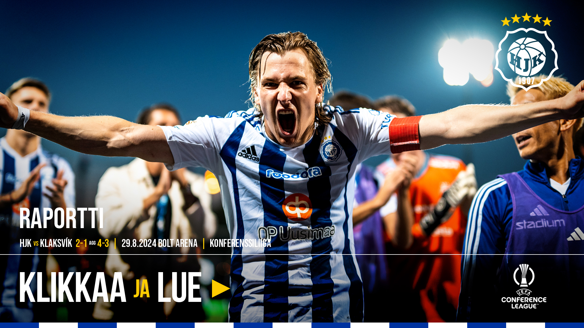 Eurooppaan – ”Uskomaton joukkue!" - HJK Helsinki