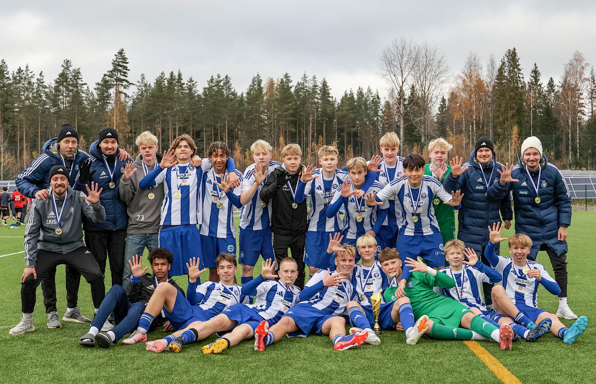 HJK:n juniorit voittivat kaikki valtakunnalliset sarjat kaudella 2024