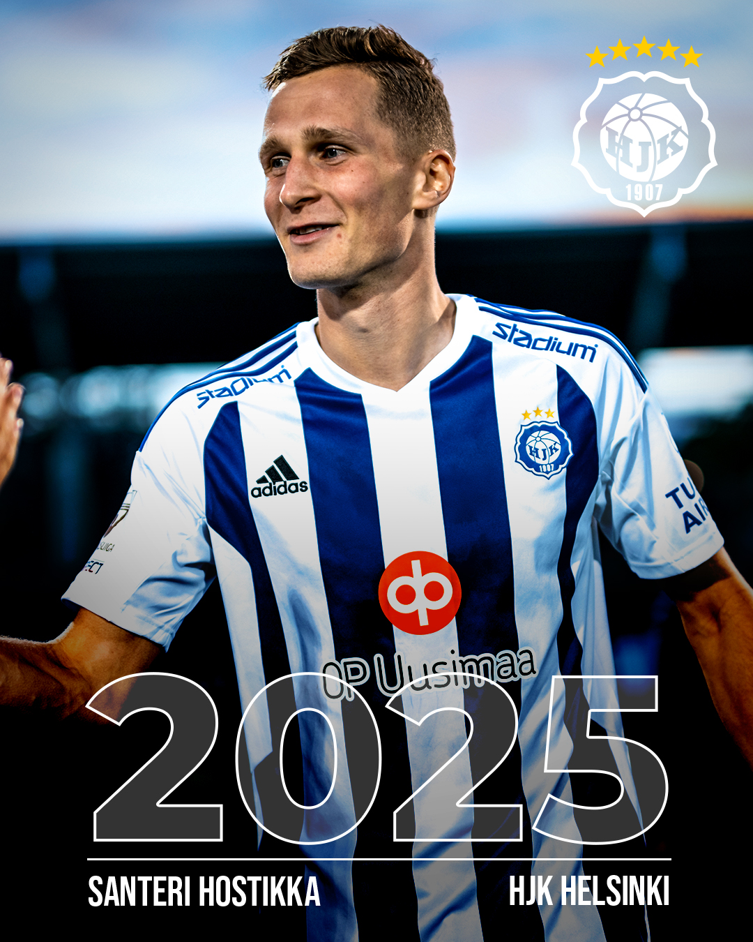 Santeri Hostikka jatkaa - HJK Helsinki